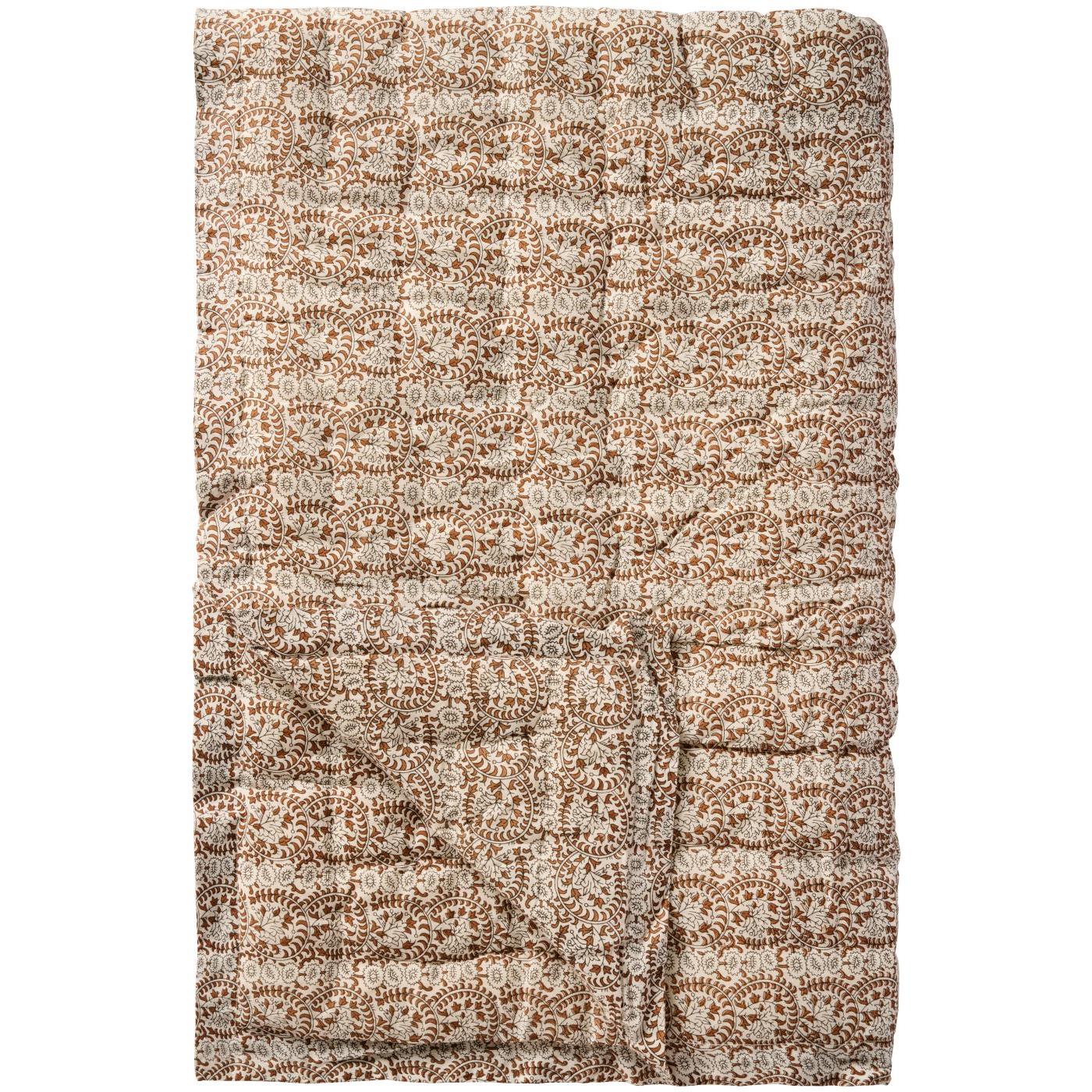 Natural, Blue & White Stripe Sofa Quilt | Shop Online | Joyful Living